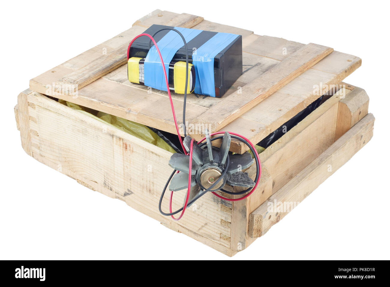 IED improvised explosive device isolated on white background Stock ...