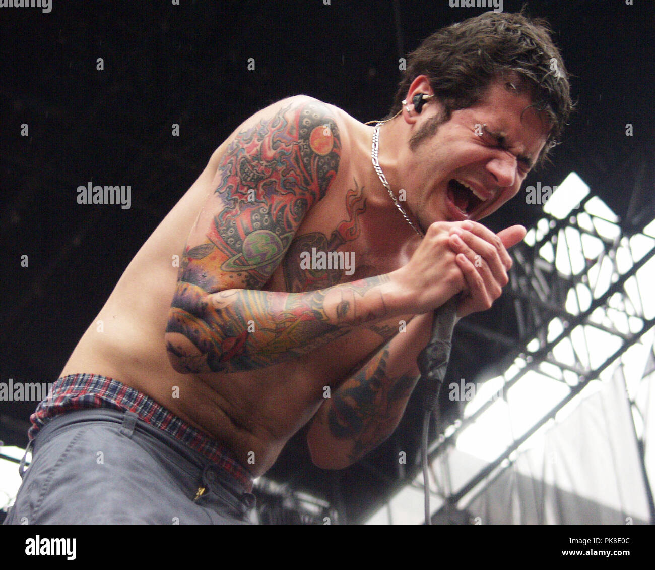 Mark Chavez of Adema performs at Music Midtown in Atlanta, Georgia on ...