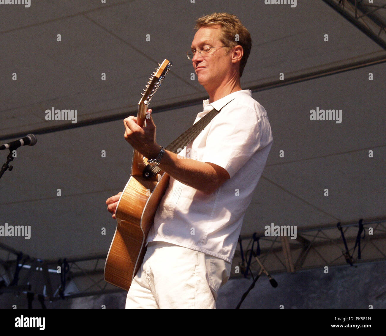 Gerry Buckley of America performs at Stone Mountain Park in Stone ...
