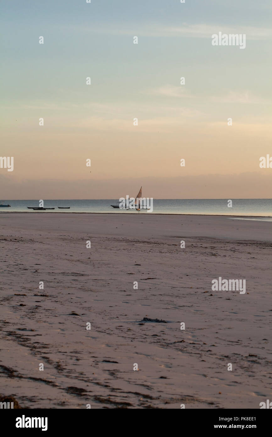 Galu - Kinondo beach in Kenya Stock Photo - Alamy