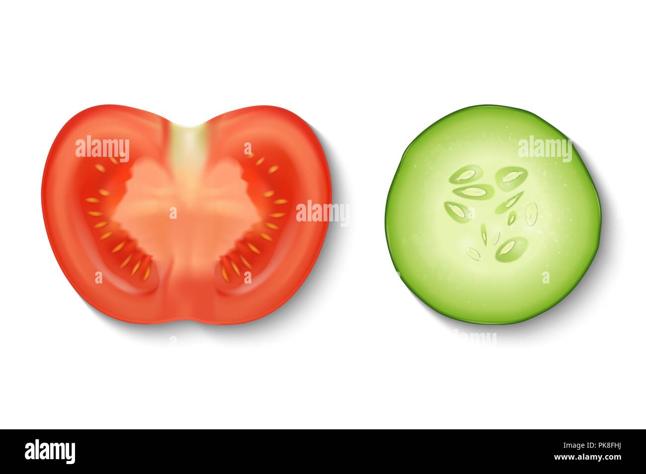Tomato Slice Graphic