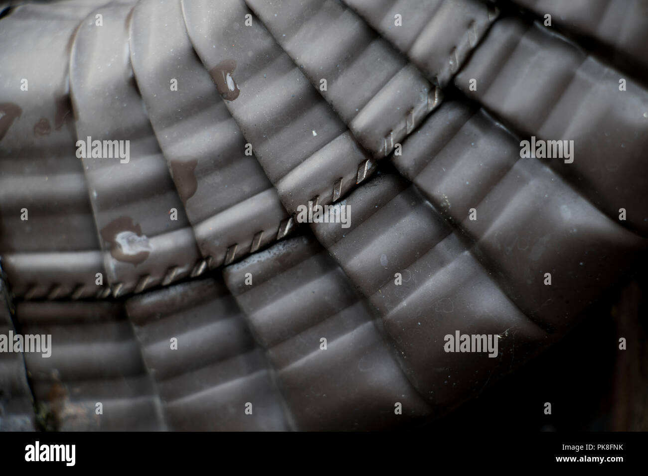 Close up of metal texture. Steel pipe macro Stock Photo - Alamy