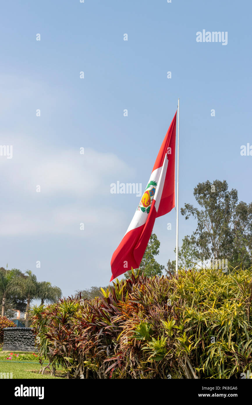 Peru flag trees hi-res stock photography and images - Alamy
