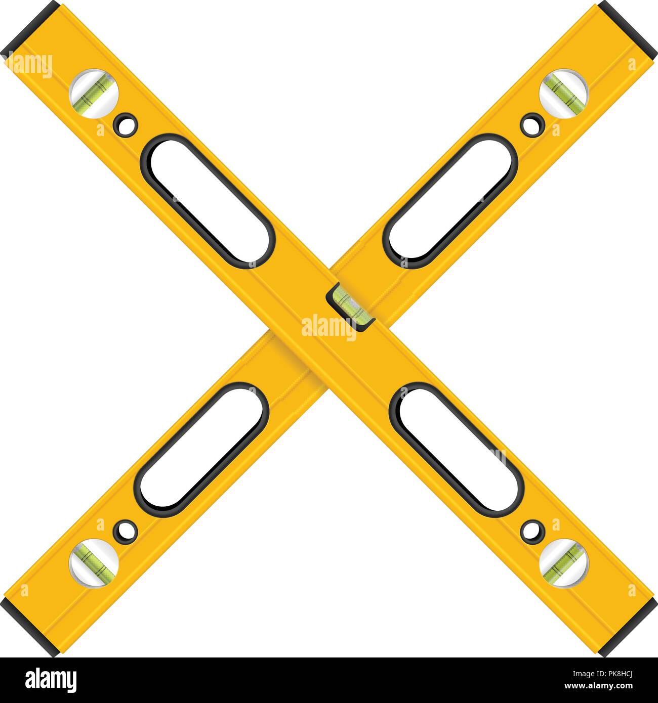 Bubble level vector on Cut Out Stock Images & Pictures - Alamy