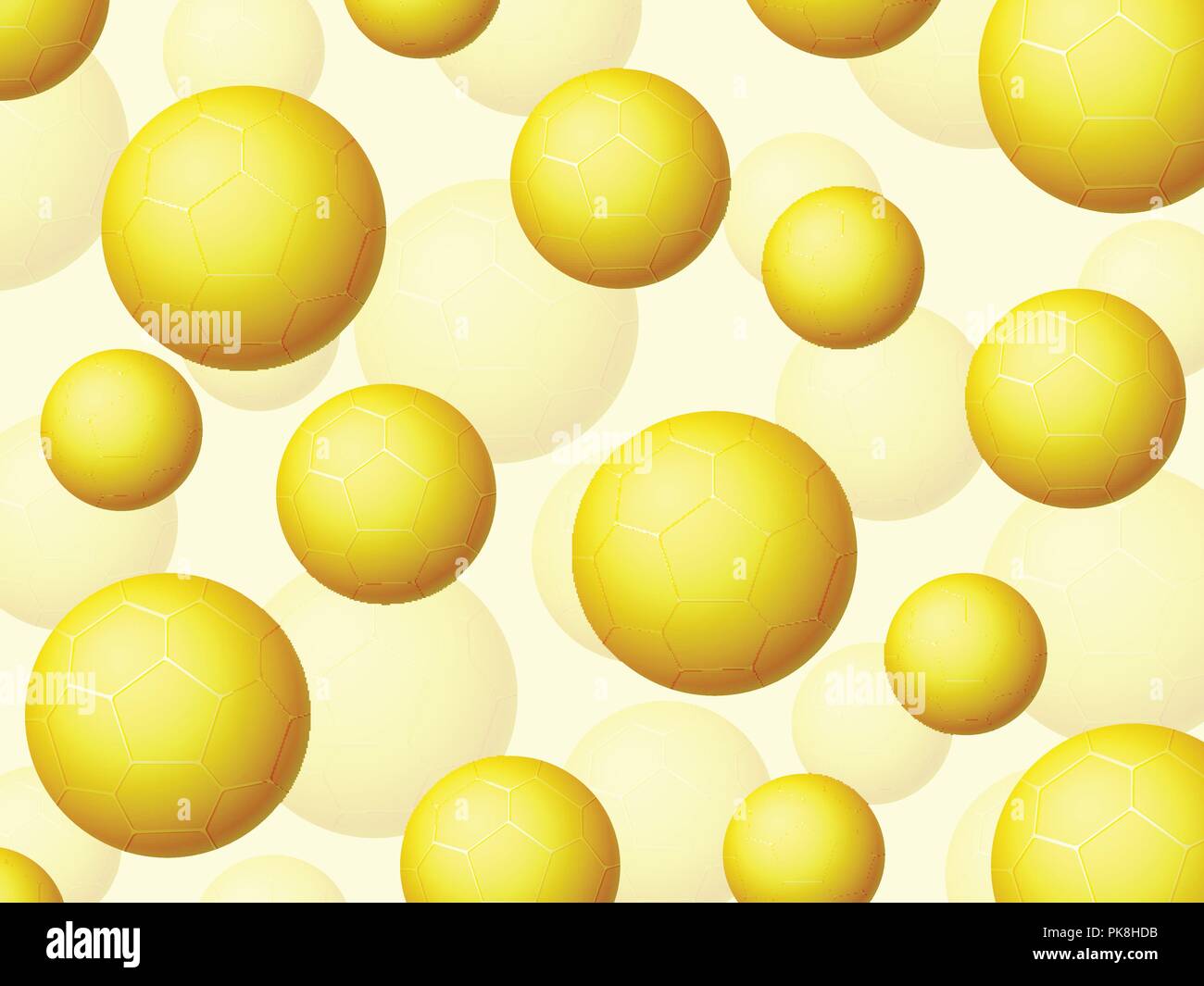 Seamless handball balls pattern background. Vector illustration Stock ...