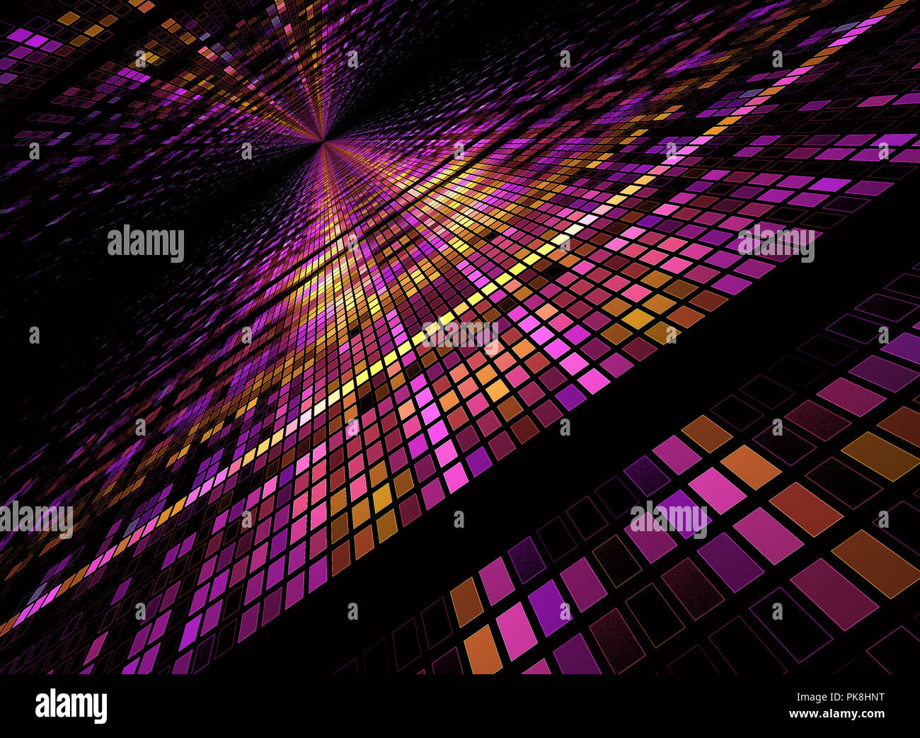 Abstract fractal patterns and shapes. Fractal texture. The colors in ...