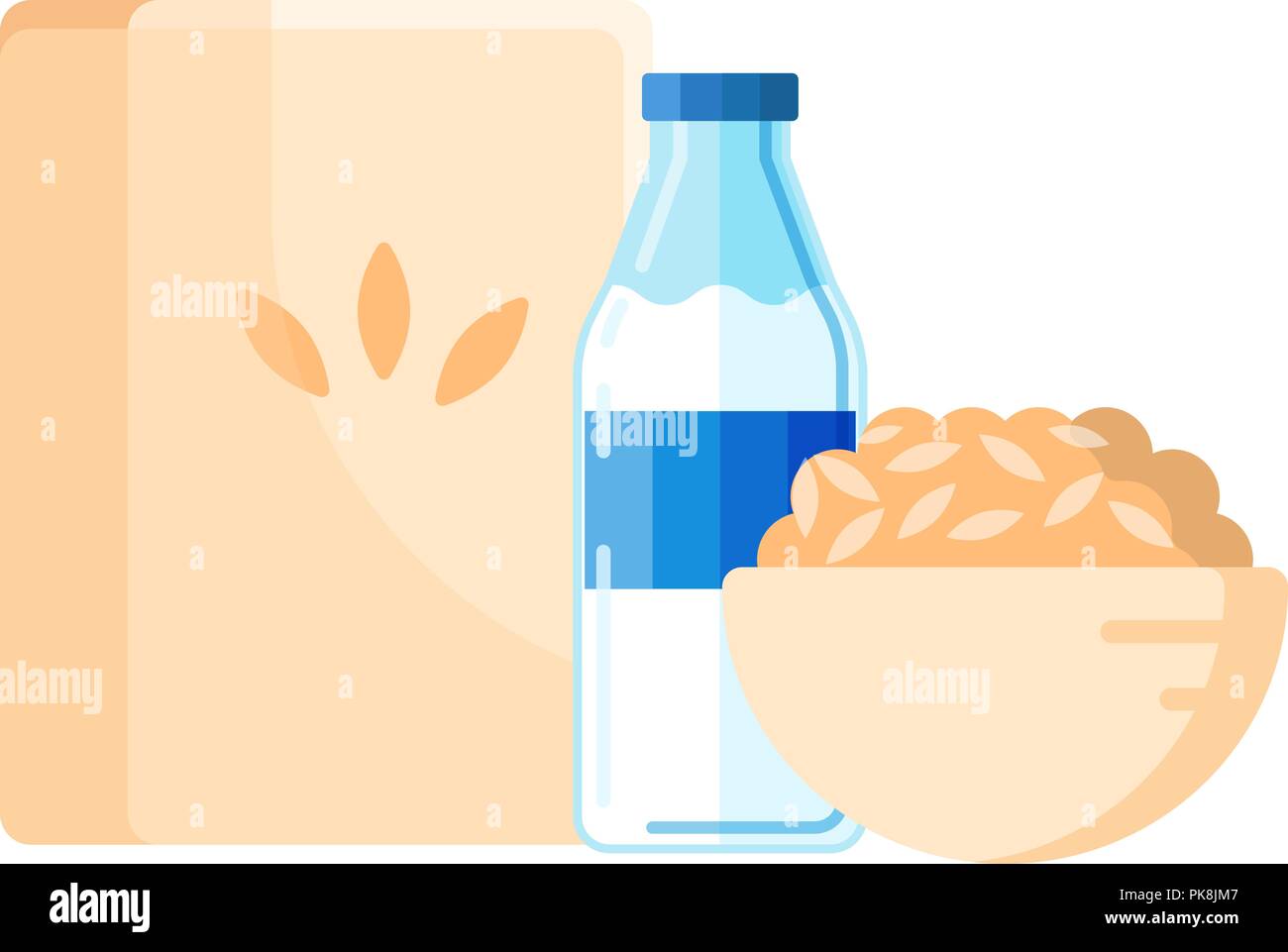 Fast food healthy bowl Stock Vector Images - Alamy