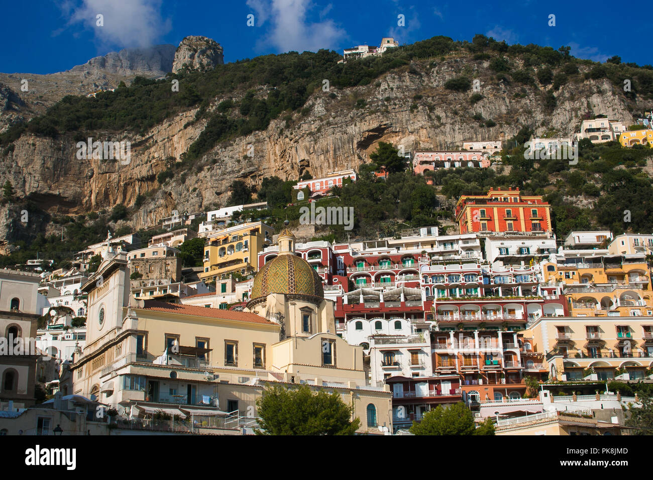 Positano cathedral hi-res stock photography and images - Alamy