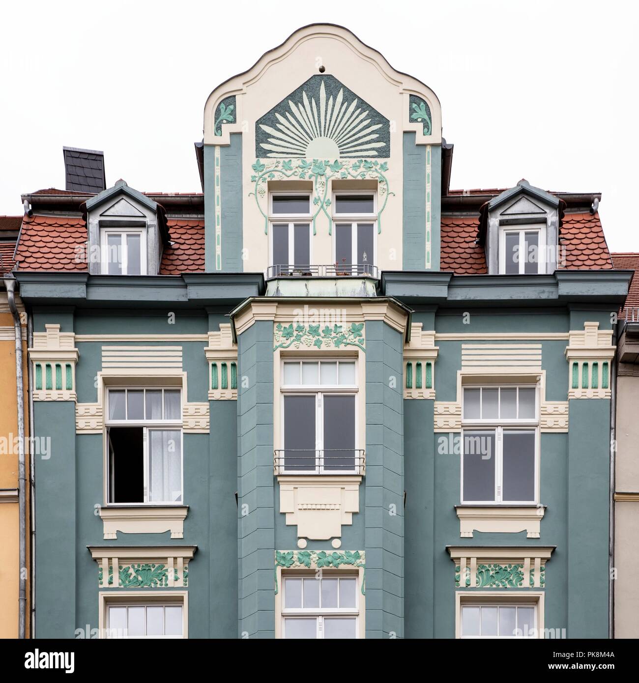 Jugenstil House, Graben 32, Weimar, Germany, (1904), 2018. Artist: Alan ...