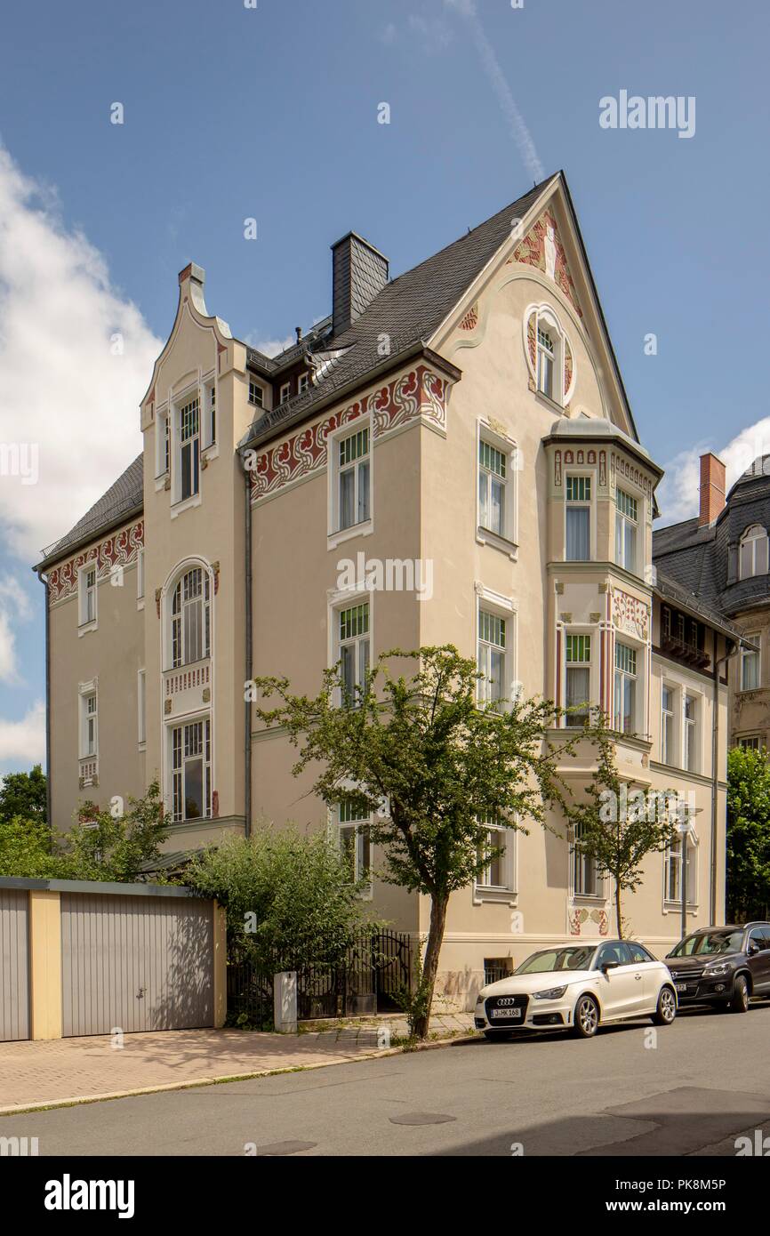 Jugenstil house, Cranachstrasse 12, Weimar, Germany, (1905), 2018 ...