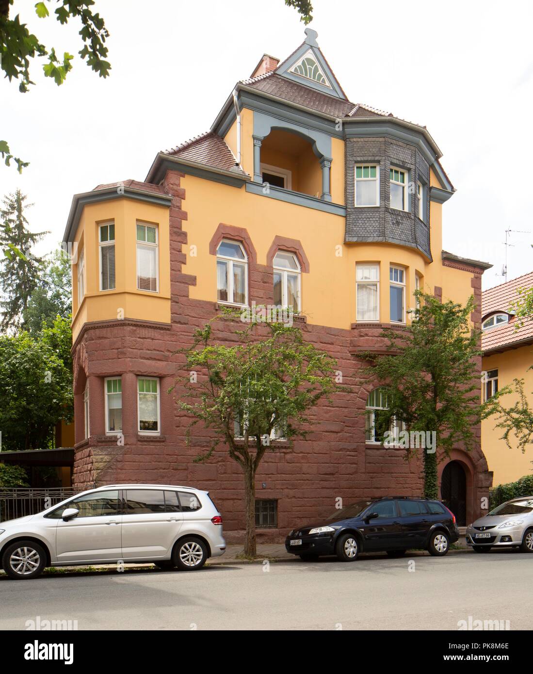 Art Nouveau residence, Cranachstrasse 3, Weimar, Germany, 2018. Artist ...