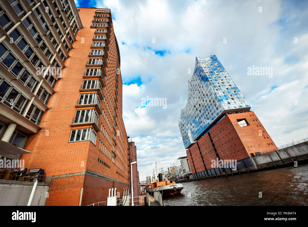 Elbe Philharmonic Hall Elbphilharmonie in Hamburg, Germany Stock Photo ...