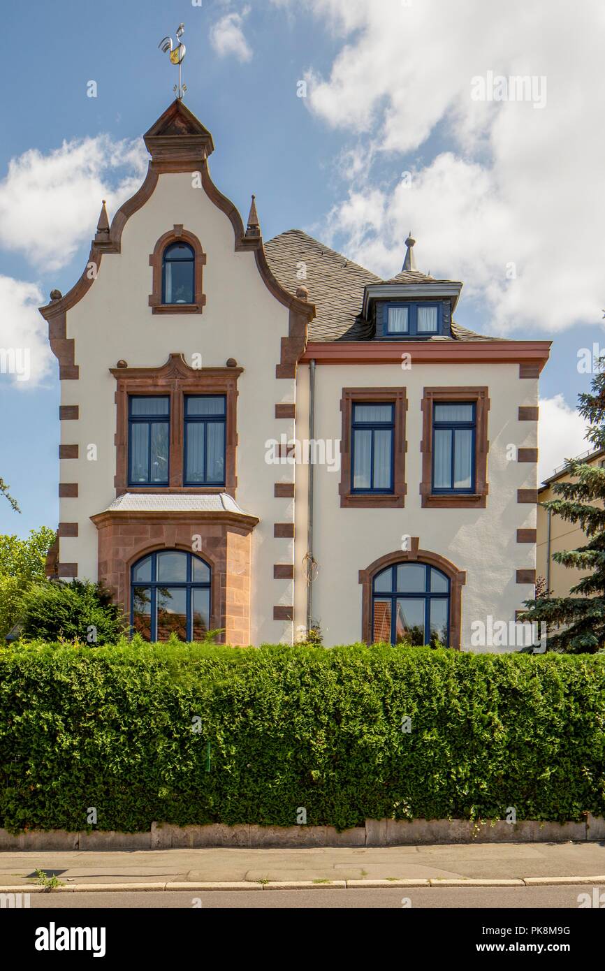 Jugendstil Villa, Humboldstrasse 31, Weimar, Germany, 2018. Artist ...