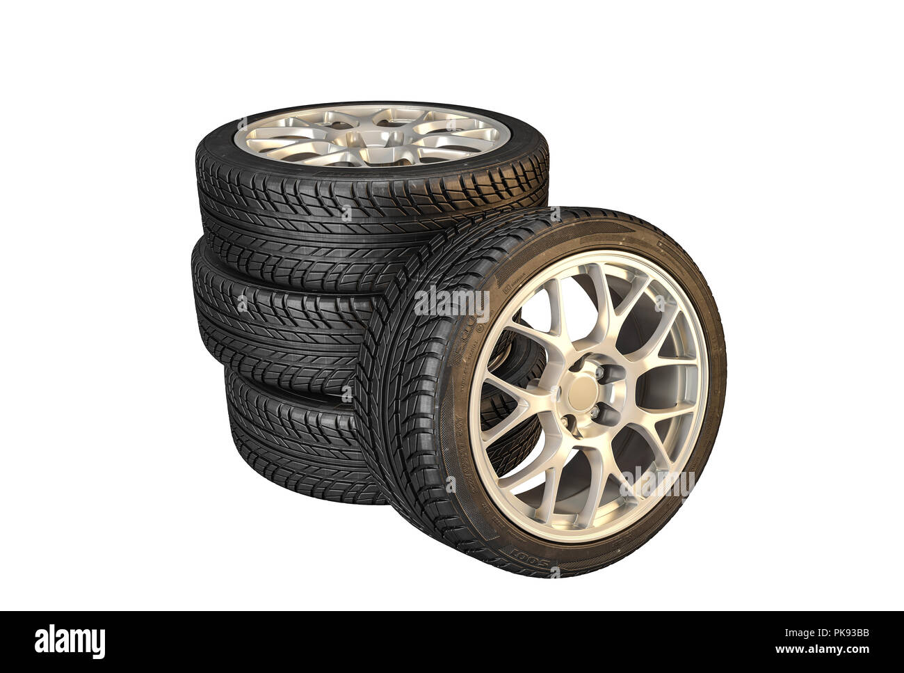 Car tires concept Cut Out Stock Images & Pictures - Alamy