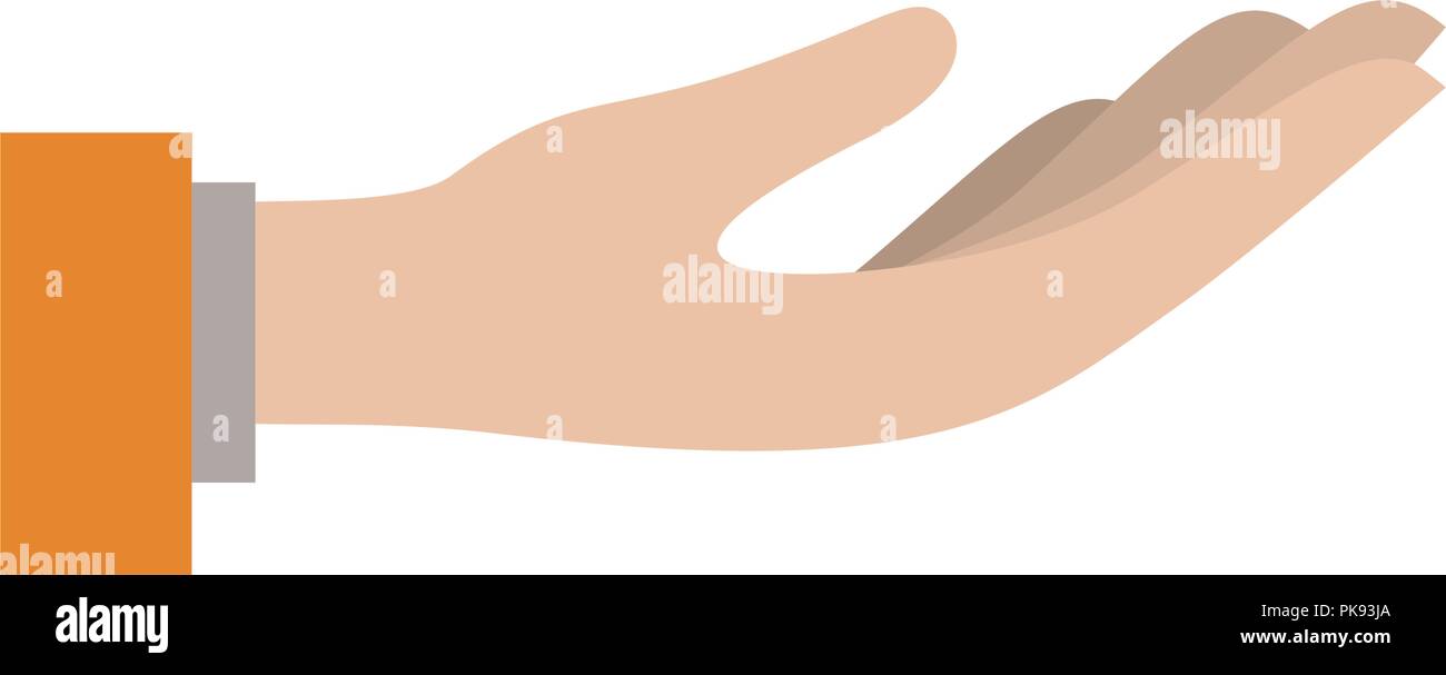 Hand asking isolated icon Stock Vector Image & Art - Alamy