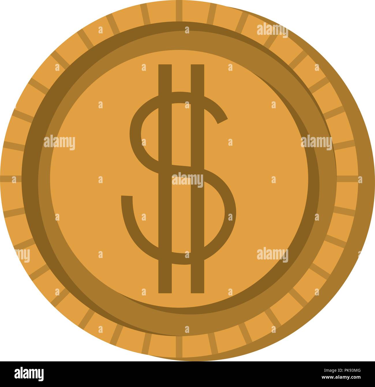 coin money isolated icon Stock Vector Image & Art - Alamy