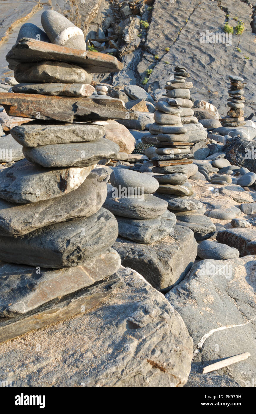Pile of pebbles. Zen and Harmony themes Stock Photo - Alamy