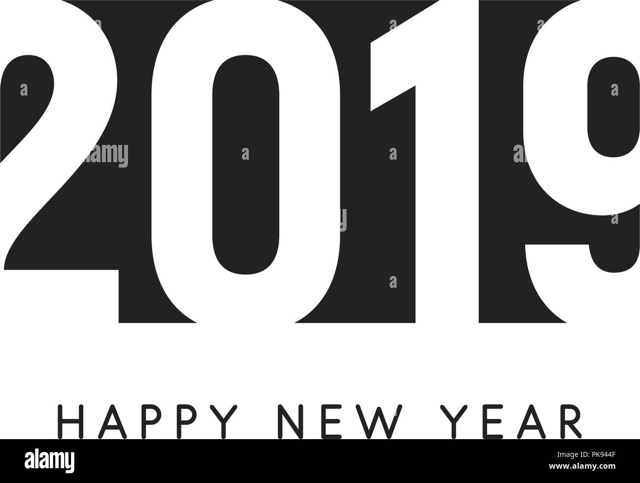 New year party concept Black and White Stock Photos & Images - Alamy
