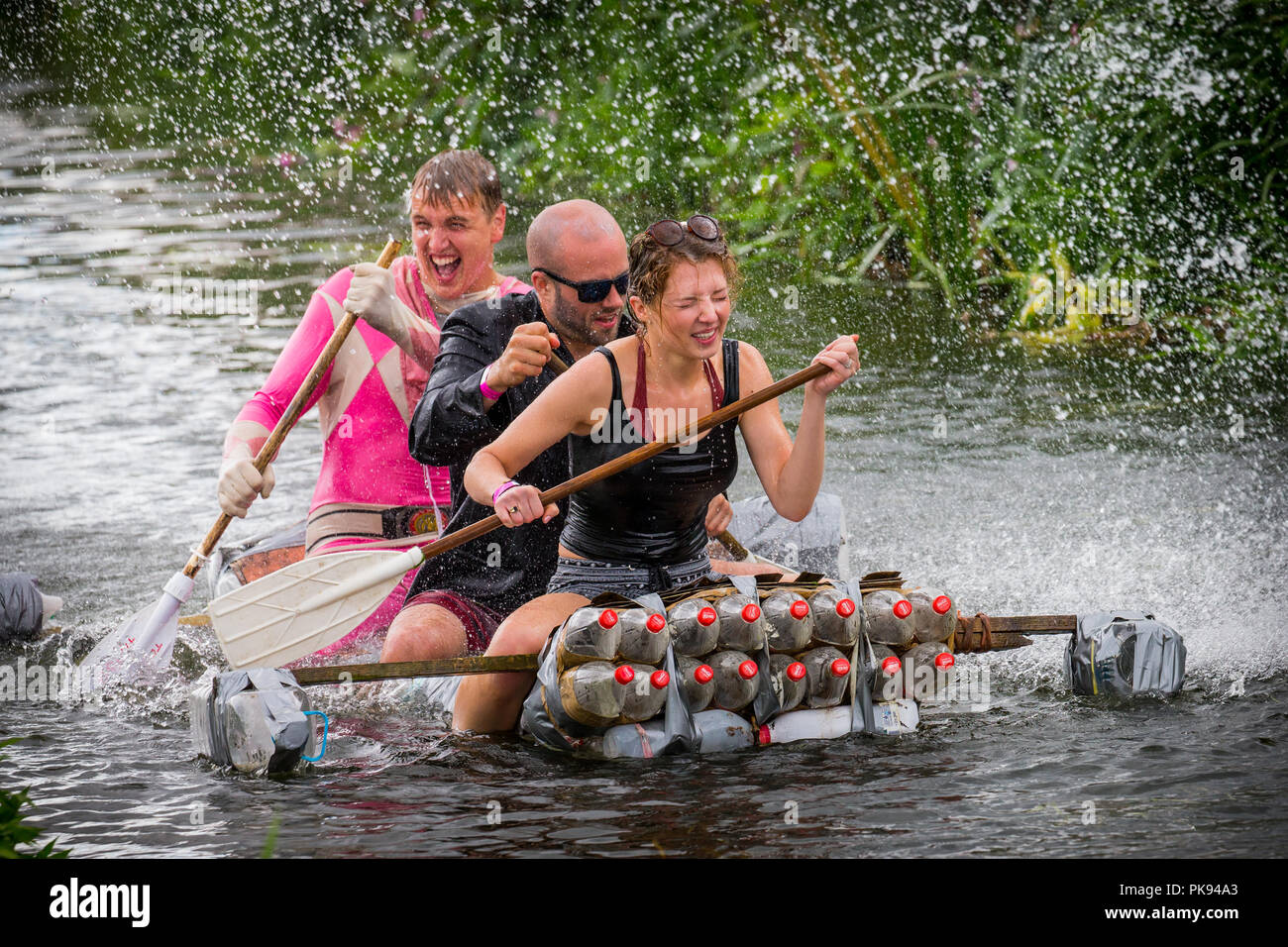 Homemade raft hi-res stock photography and images - Alamy