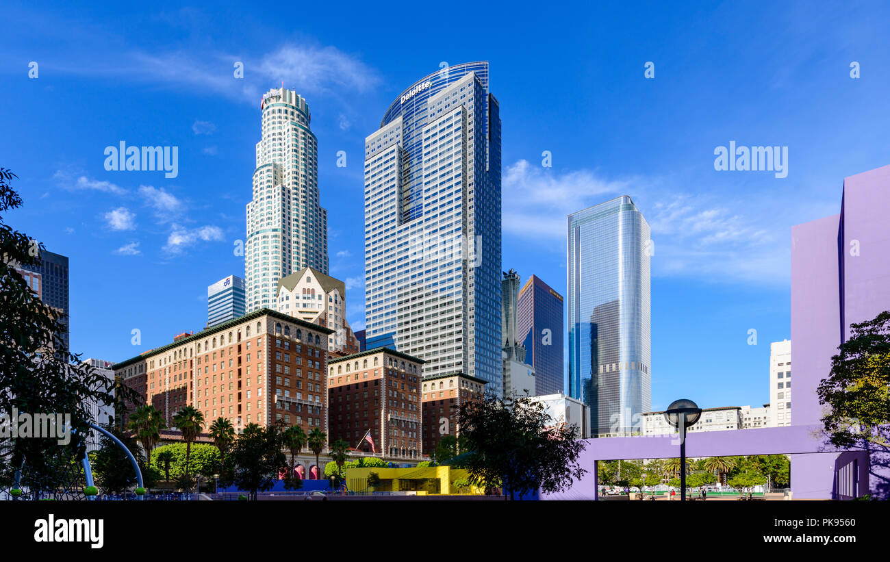 Pershing Square downtown Los Angeles, California, USA Stock Photo - Alamy