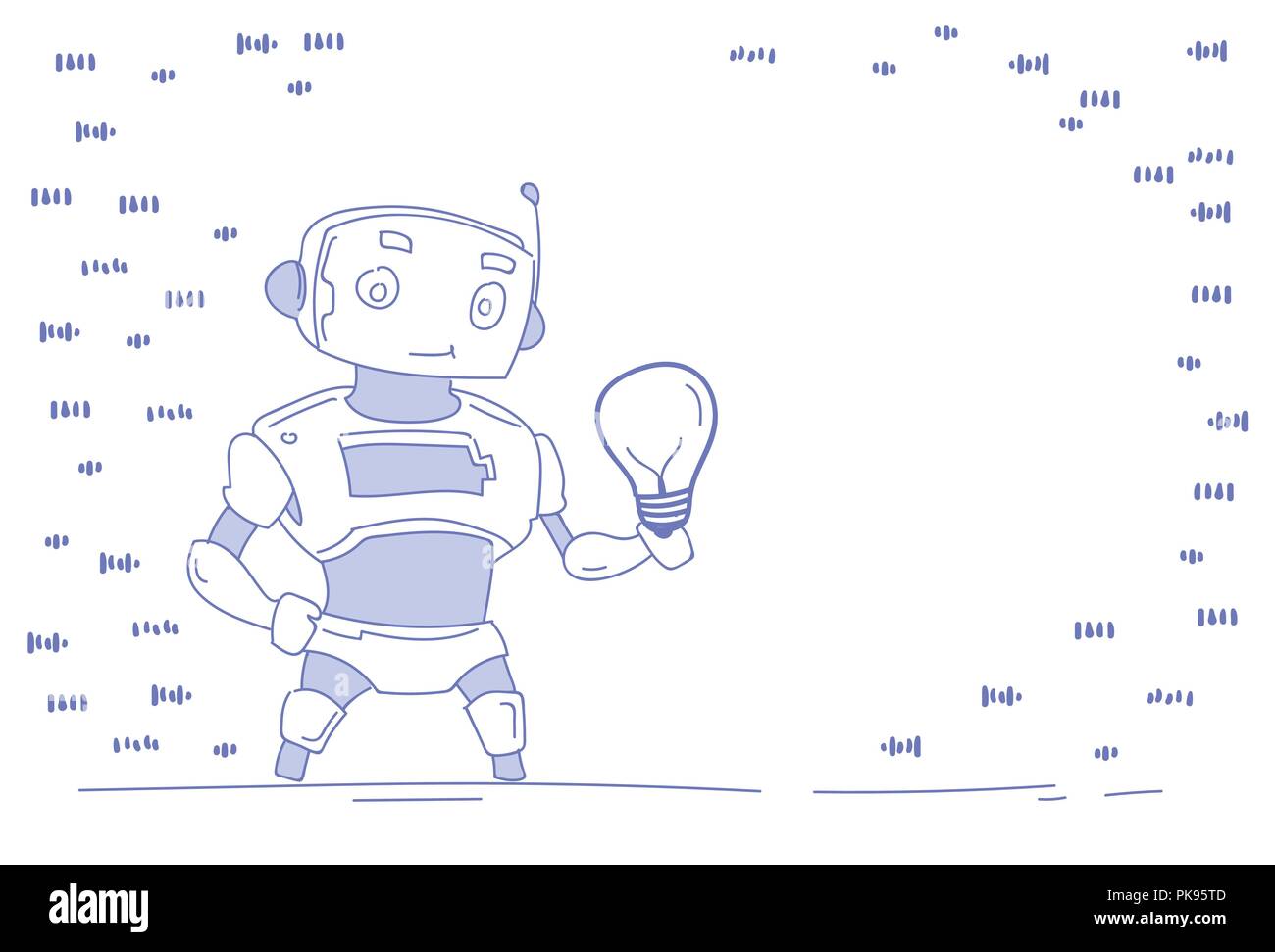 Modern robot inspiration light lamp new idea innovation artificial ...