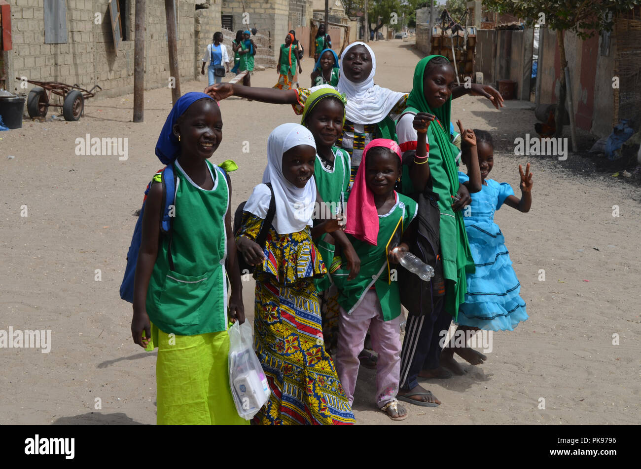 Sustainable Development Goals: kids on their way to school, Joal ...