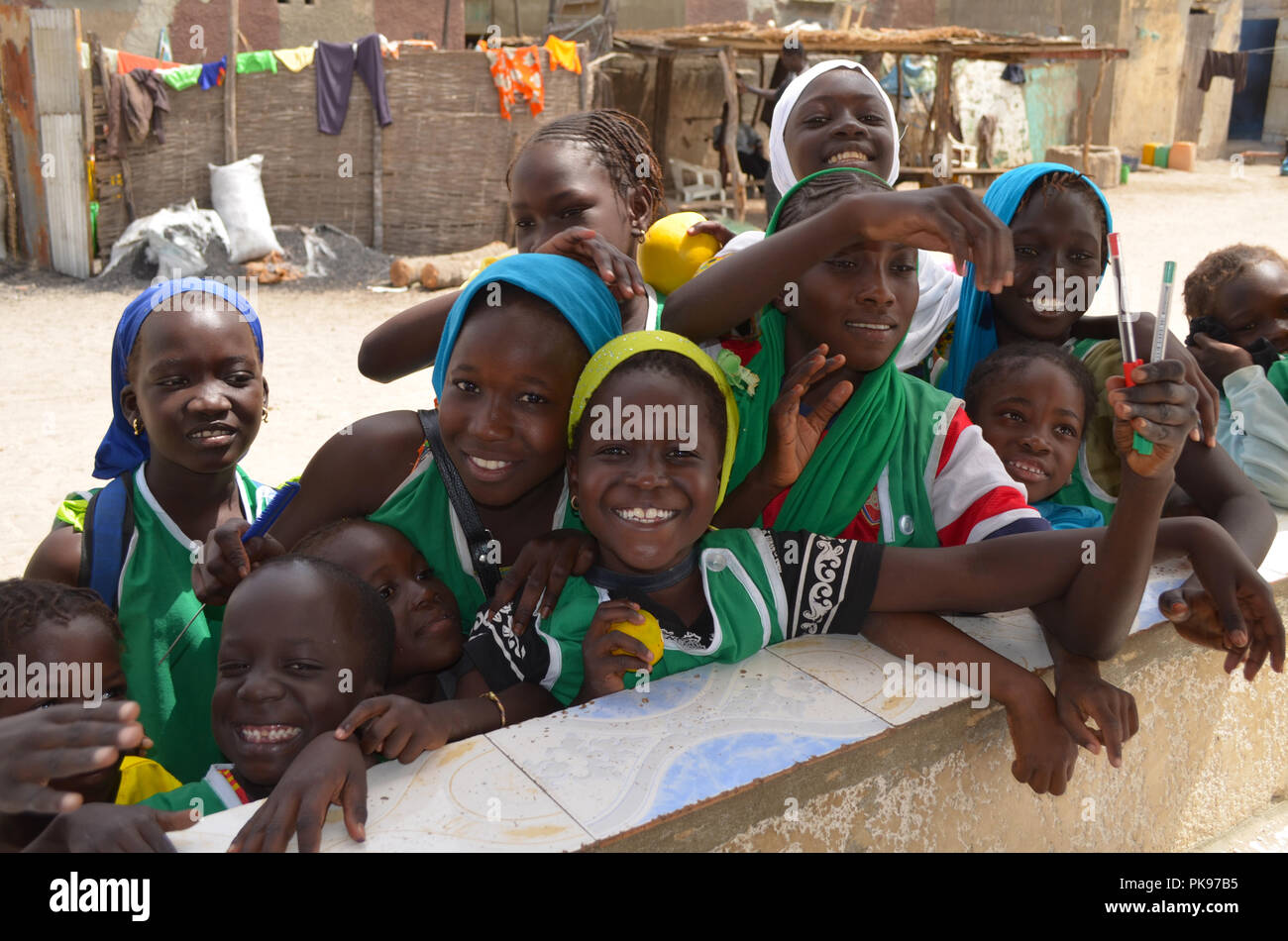 Sustainable Development Goals: kids on their way to school, Joal ...
