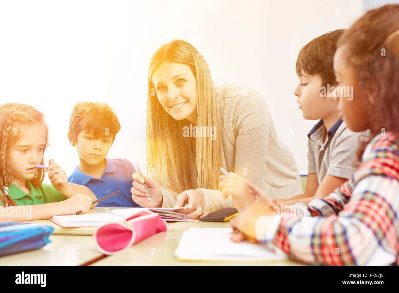 Homework kids hi-res stock photography and images - Alamy