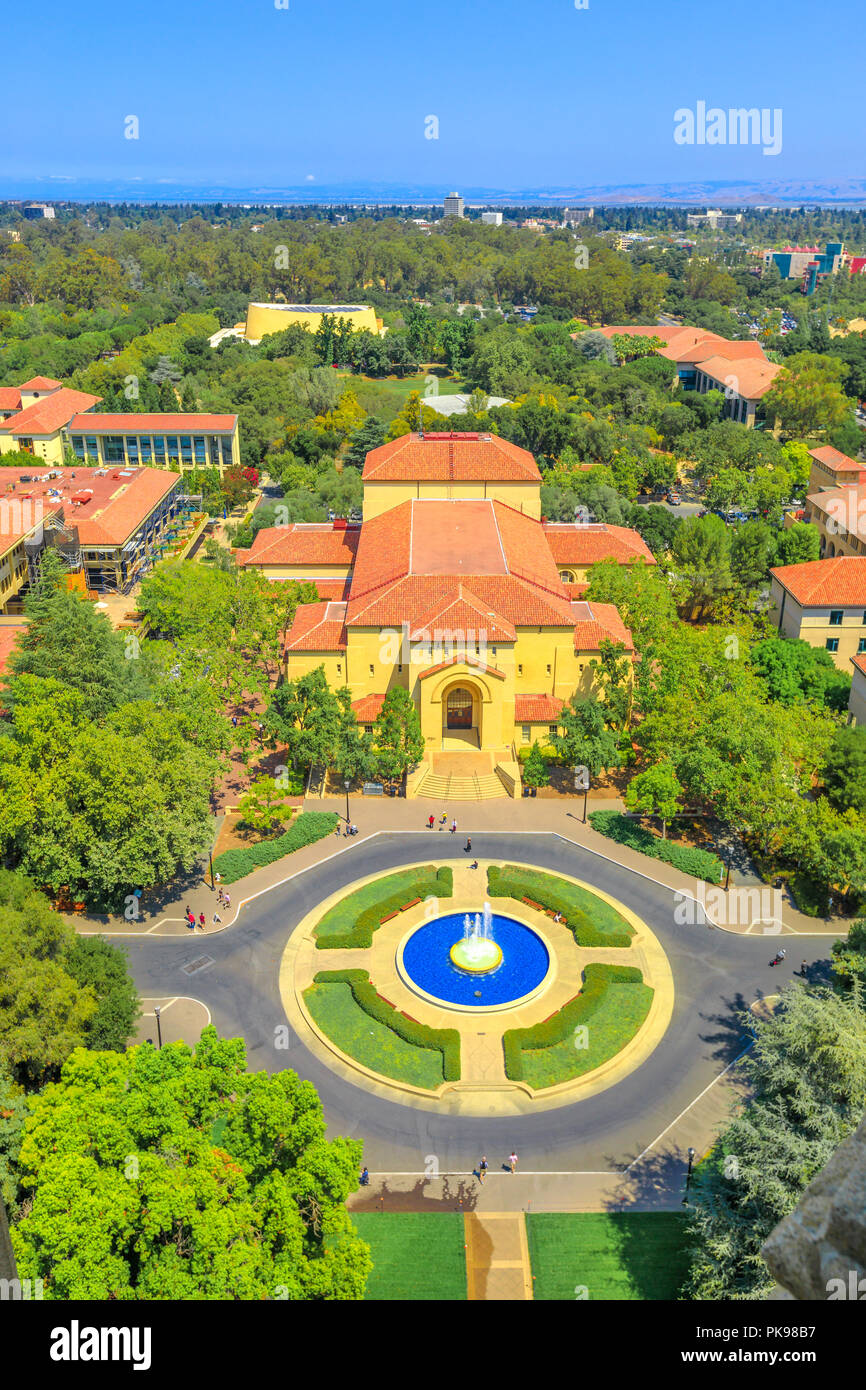Stanford university aerial hi-res stock photography and images - Alamy