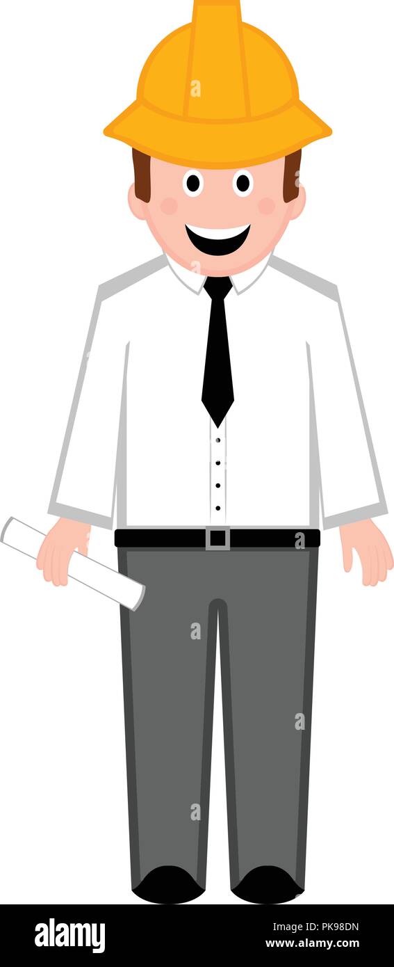 Engineer clip art vector vectors Stock Vector Images - Alamy