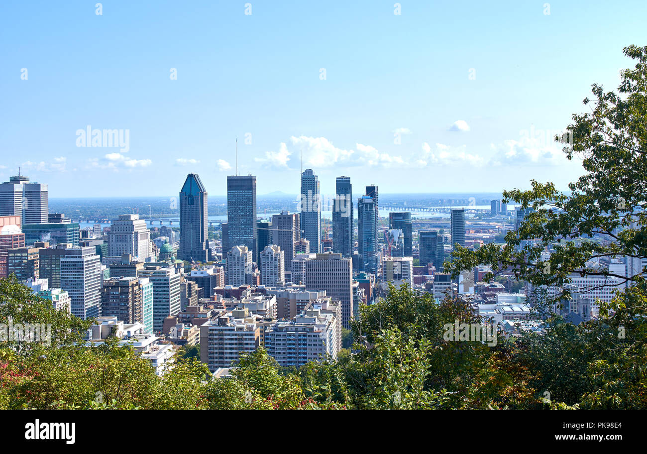 Aerial view downtown montreal hi-res stock photography and images - Alamy
