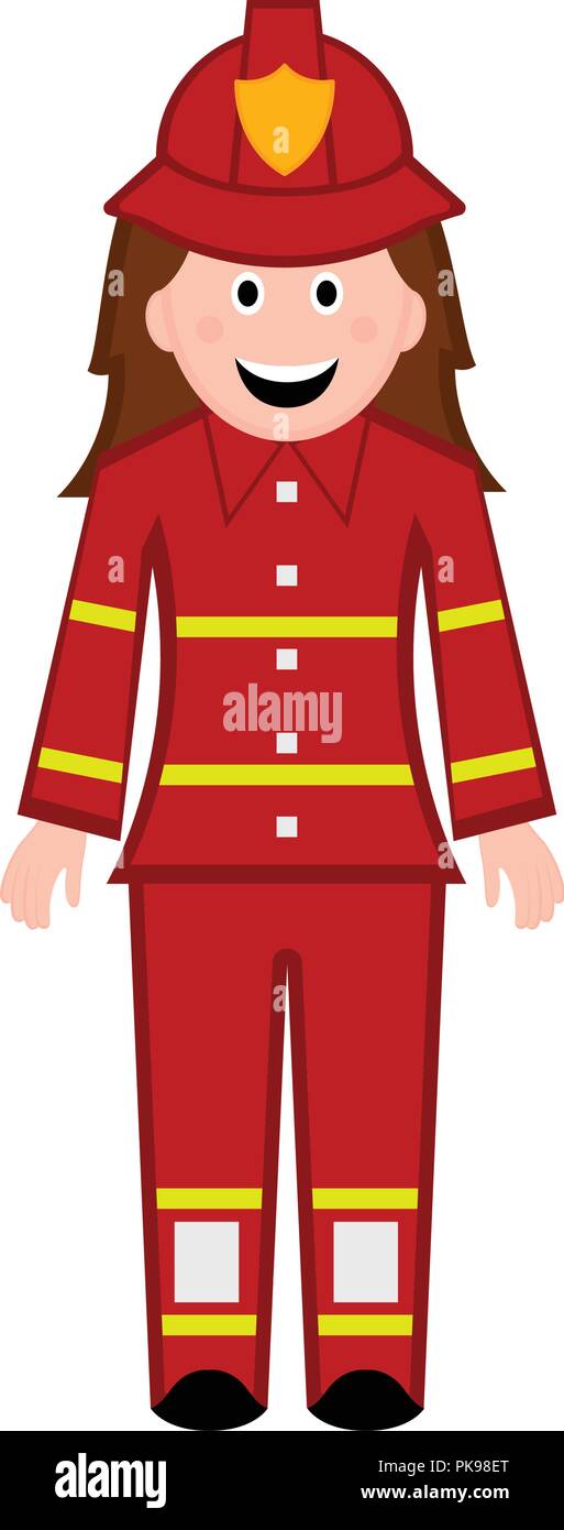 Female firefighter uniform Stock Vector Images - Alamy