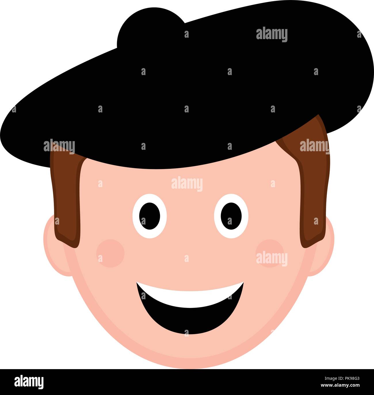 Isolated male artist avatar. Vector illustration design Stock Vector ...