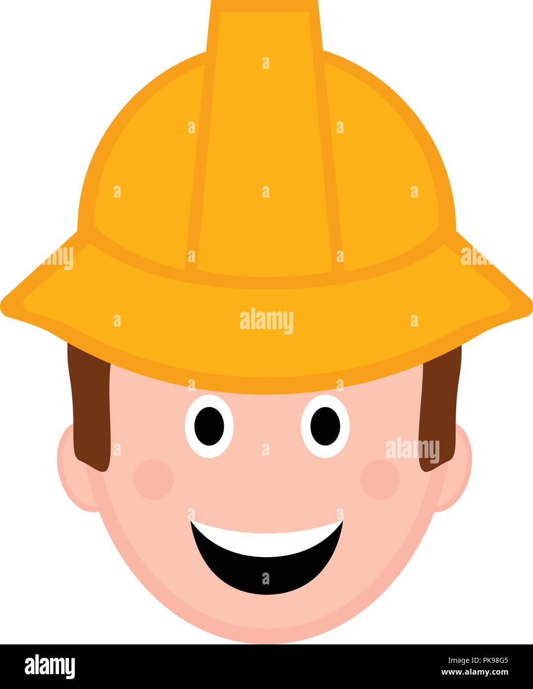 Isolated male engineer avatar. Vector illustration design Stock Vector ...