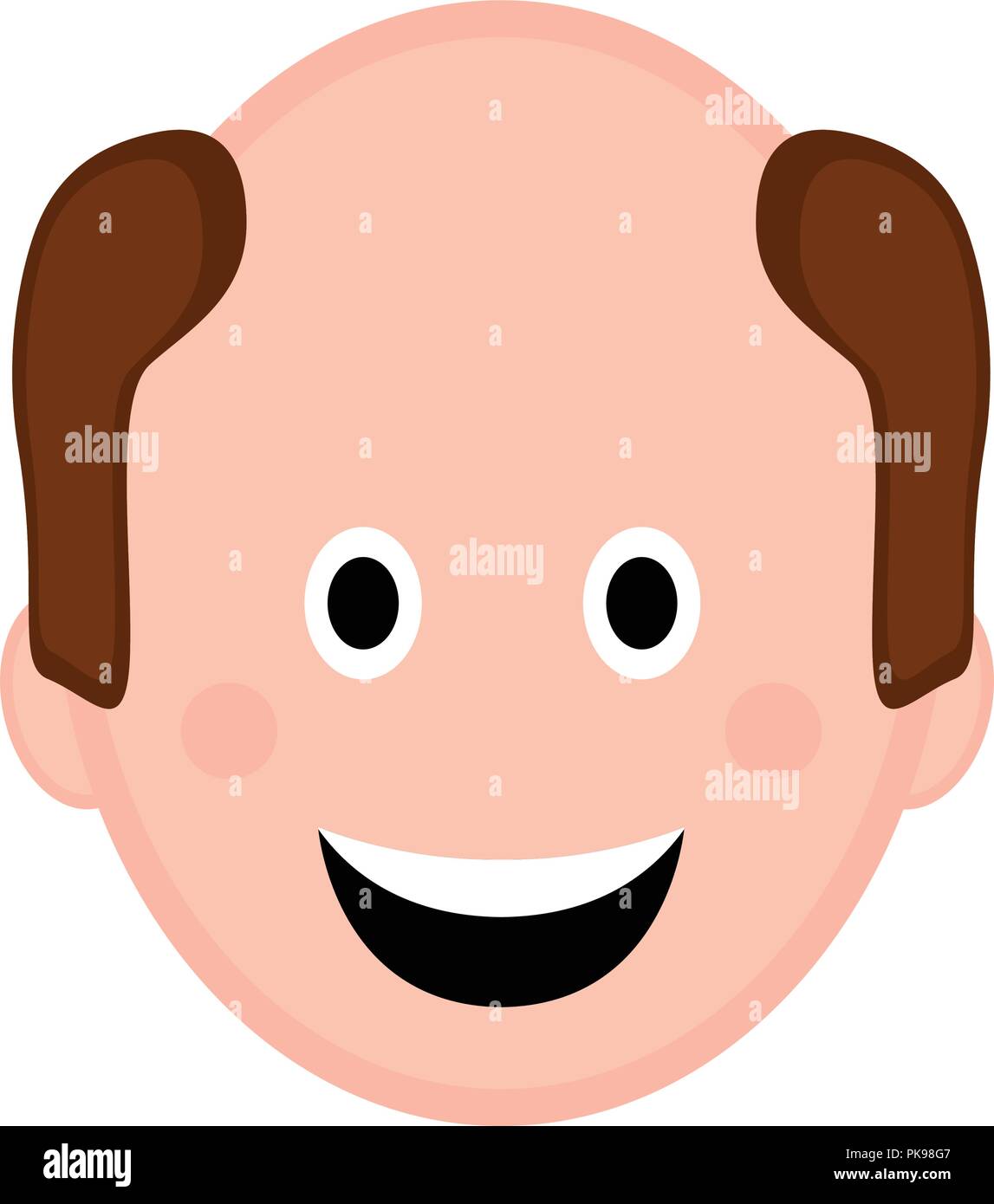 Isolated happy man avatar. Vector illustration design Stock Vector ...