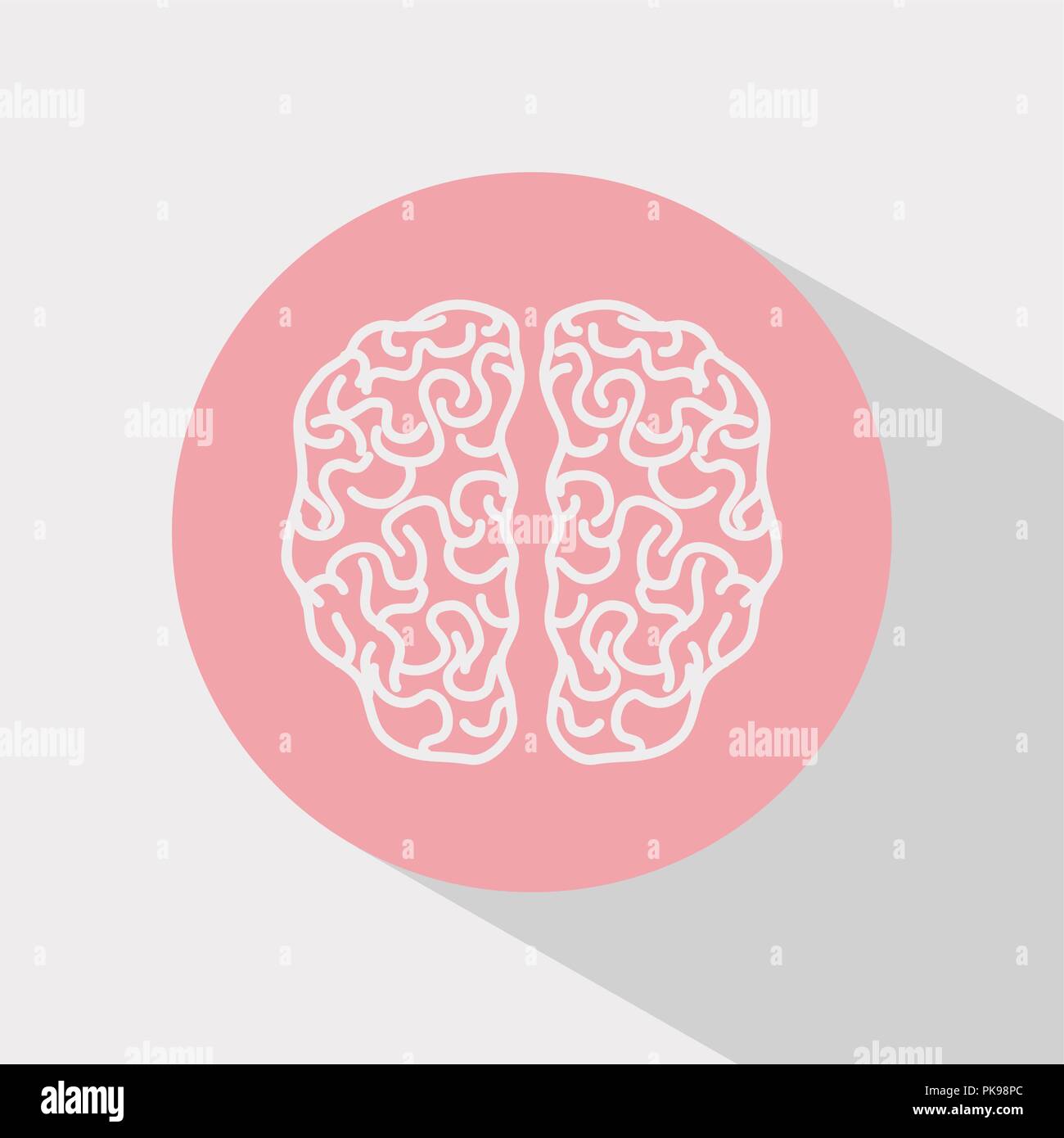 brain human organ isolated icon Stock Vector Image & Art - Alamy