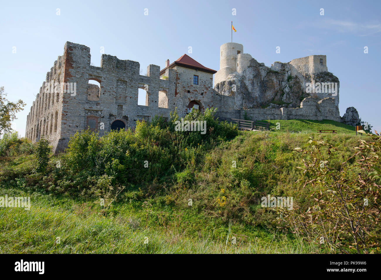 Tenczyn Castle - ruins of a medieval castle lying on the Krakowsko ...