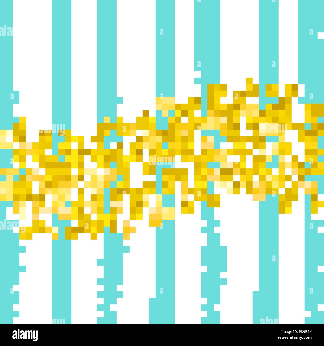Gold glitter confetti with dots Stock Vector Image & Art - Alamy