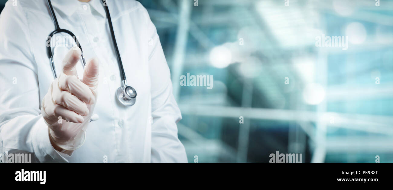 Health care and medical technology services concept with cinematography ...
