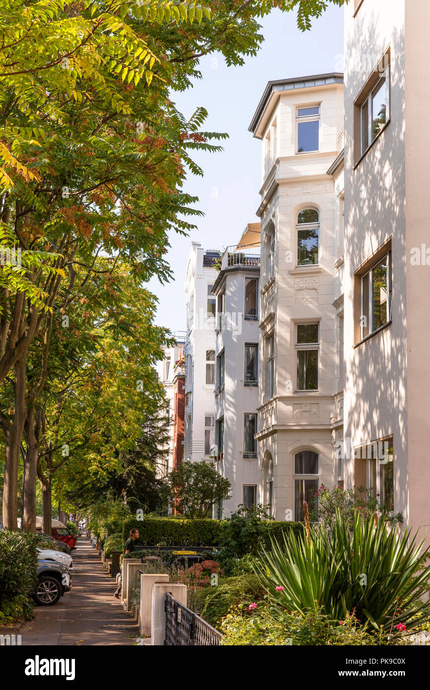 houses at the Eichendorff street in the district Ehrenfeld, Cologne ...