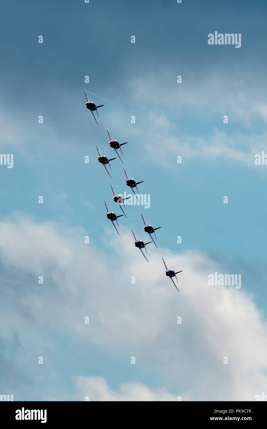 Nine hawk jets hi-res stock photography and images - Alamy