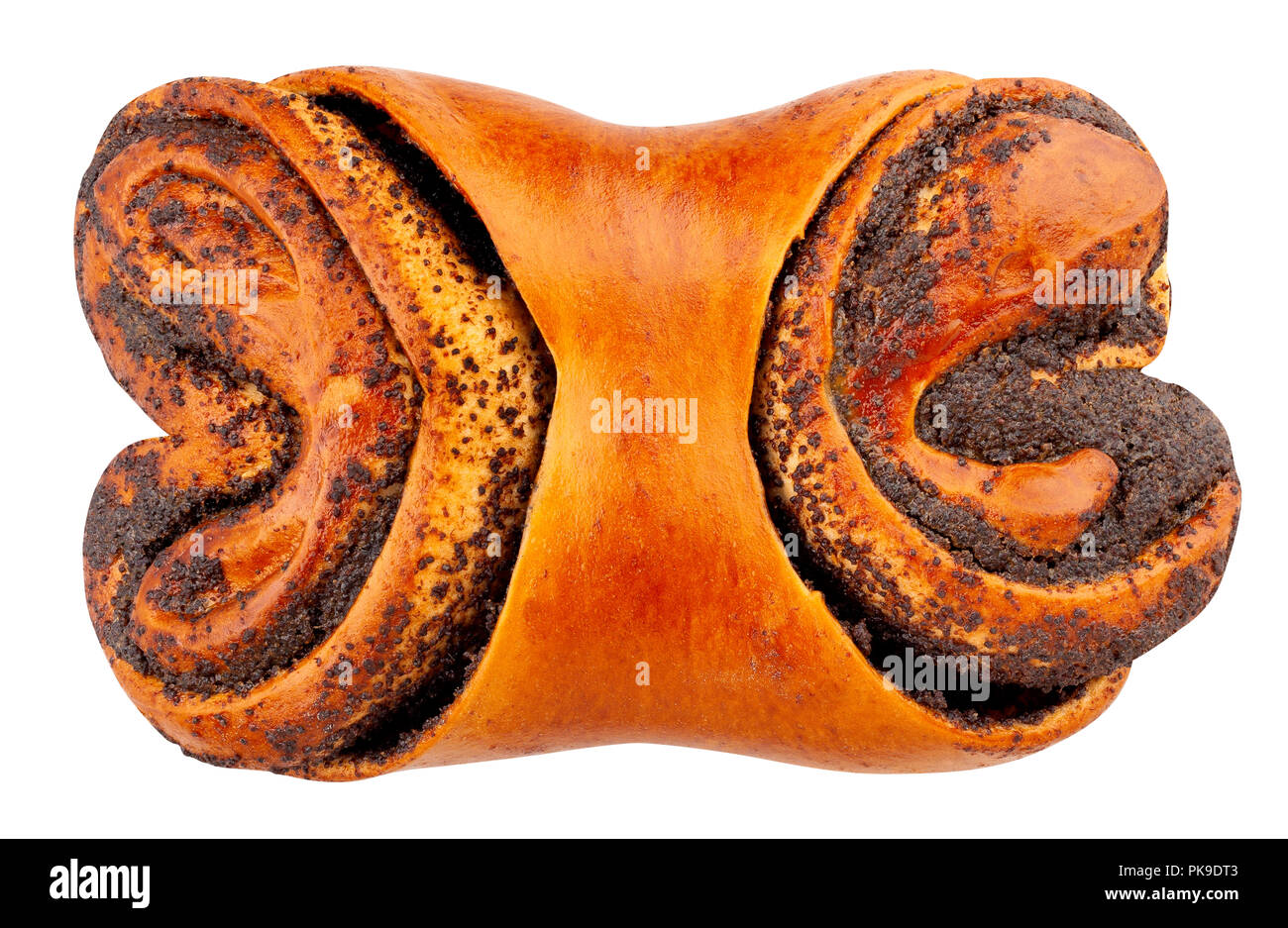 poppy bun path isolated Stock Photo - Alamy
