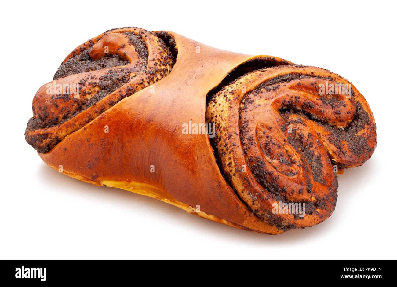 poppy bun path isolated Stock Photo - Alamy