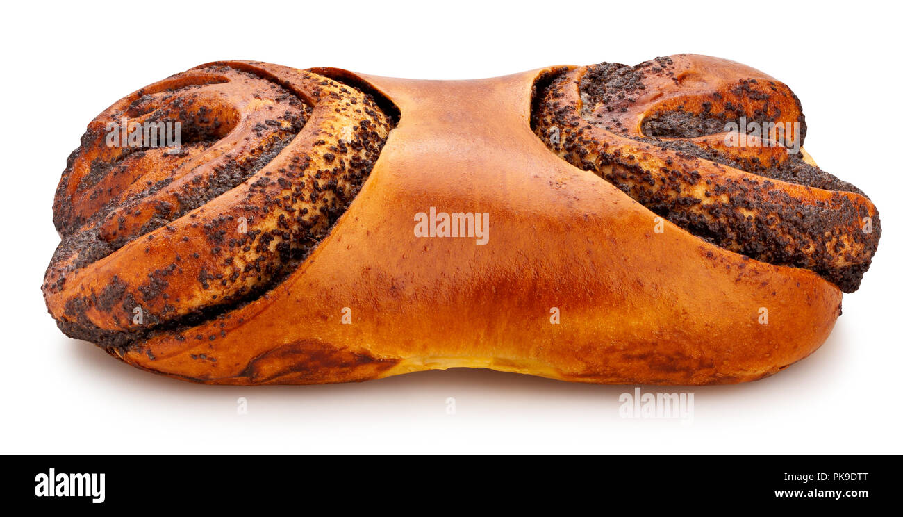 poppy bun path isolated Stock Photo - Alamy