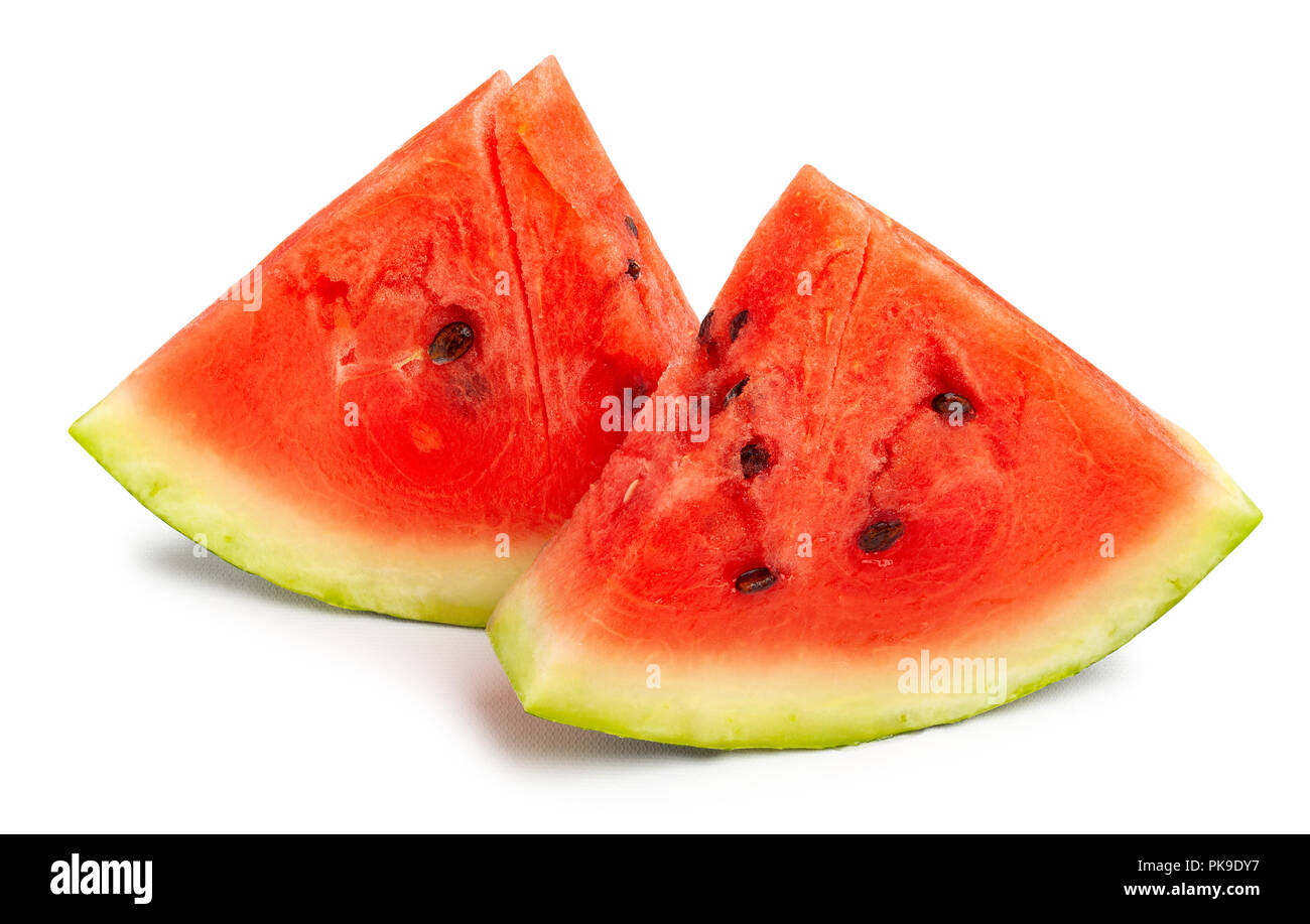 watermelon slice path isolated Stock Photo - Alamy