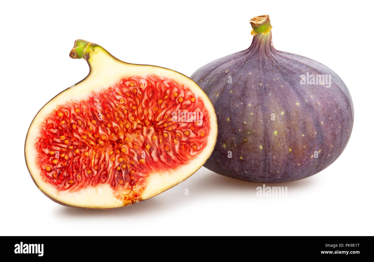 Sliced fig isolated hi-res stock photography and images - Alamy