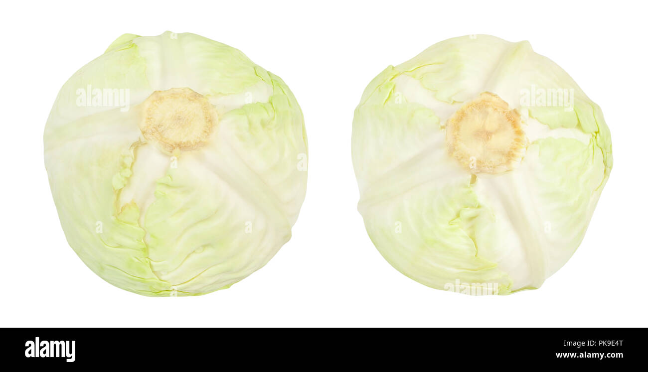 Cabbage fresh vegetable produce Cut Out Stock Images & Pictures - Alamy
