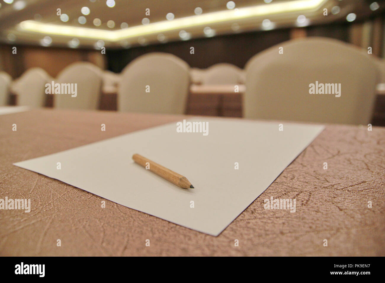 Conference room with red seats hi-res stock photography and images - Alamy