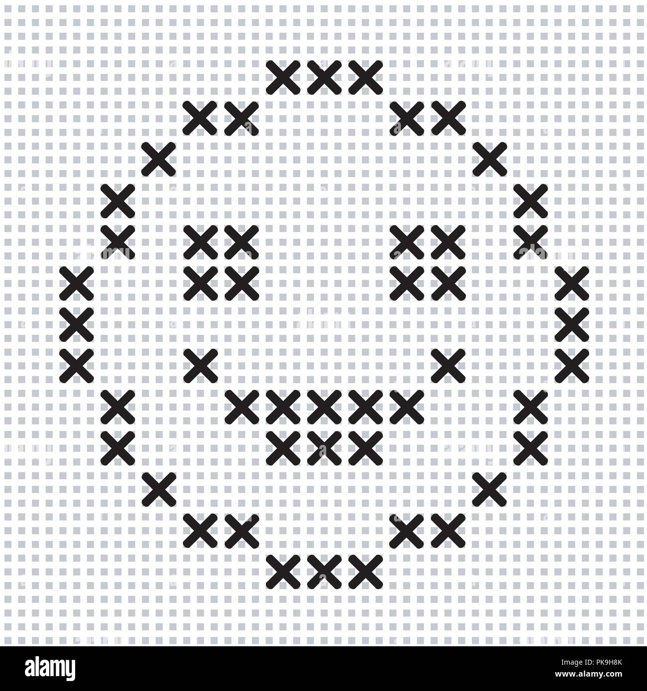 Cross stitch sticker hi-res stock photography and images - Alamy