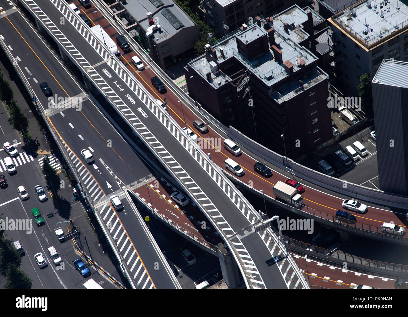 Road marking in japan hi-res stock photography and images - Alamy